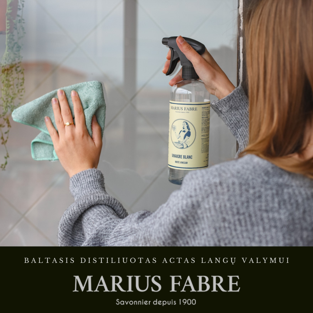 Distiliuotas baltasis actas langams valyti – Gamtos Lobynai